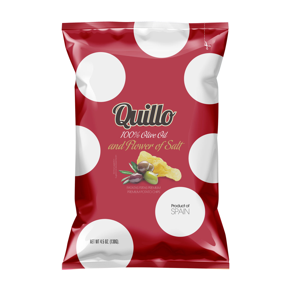 Quillo patatas fritas flor de sal 130g – GOURMANDISE SL